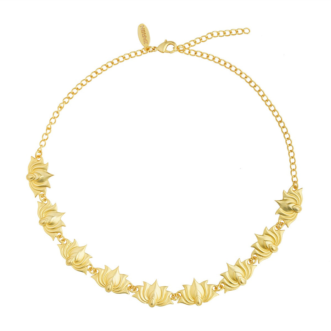 And She Rises: Lotus Jewelry Collection by Zariin